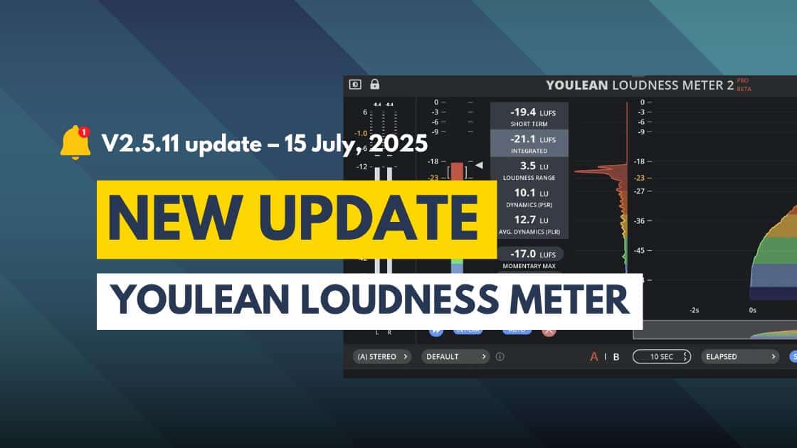 Youlean Loudness Meter 2 - V2.5.11 Update - Youlean
